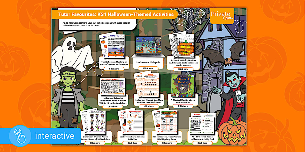 Tutor Favourites: KS1 Halloween-Themed Activities