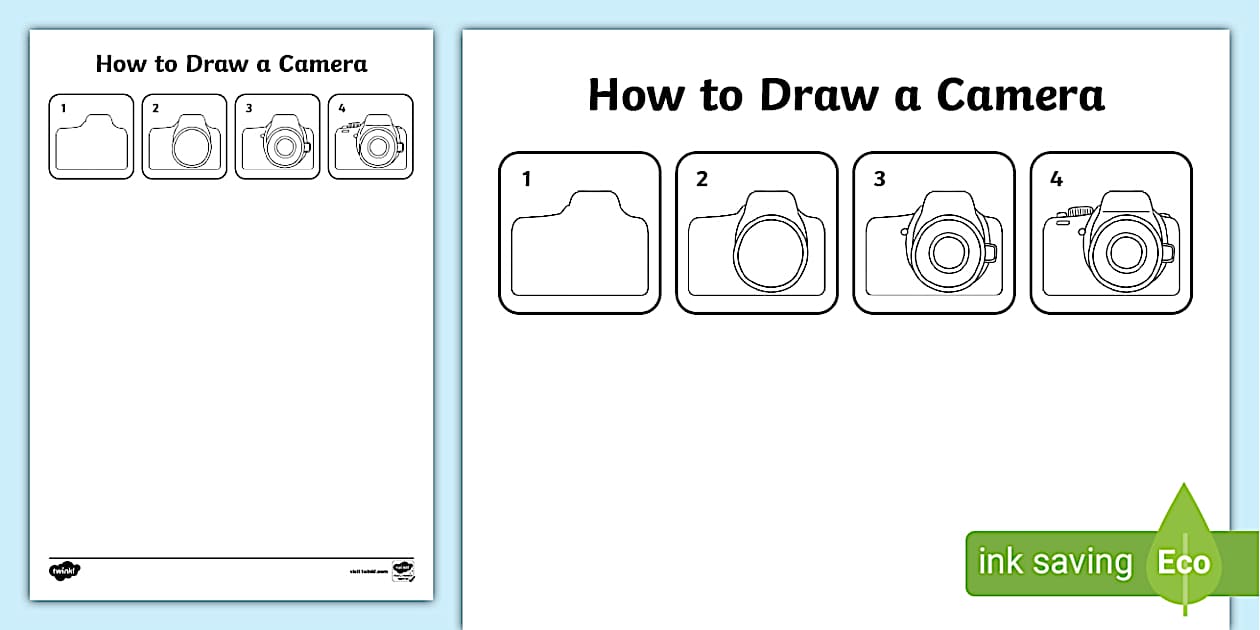 Free How to Draw a Camera Activity for Kids: Download now!