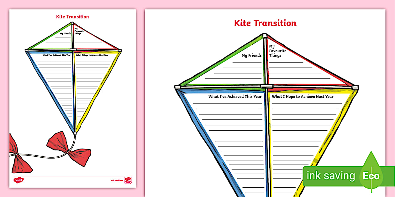 Kite Transition Activity (teacher made) - Twinkl