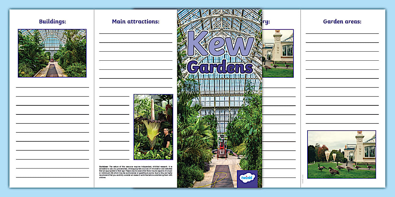 Royal Botanic Gardens Kew Leaflet