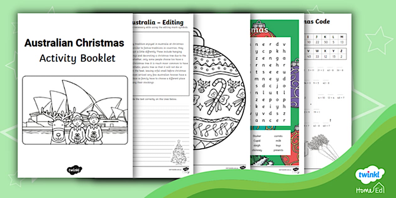 Home Education Australian Christmas Booklet (teacher made)