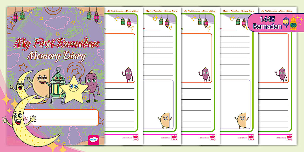 My First Ramadan Memory Diary (teacher made) - Twinkl