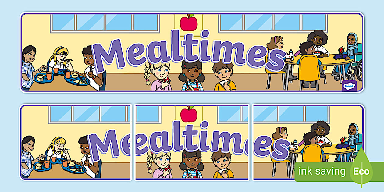 Mealtimes Display Banner