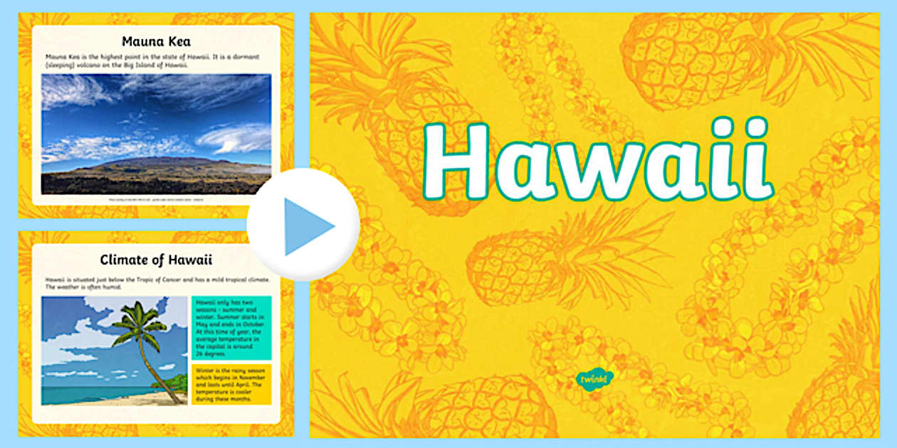 Hawaii Information PowerPoint (teacher made) - Twinkl