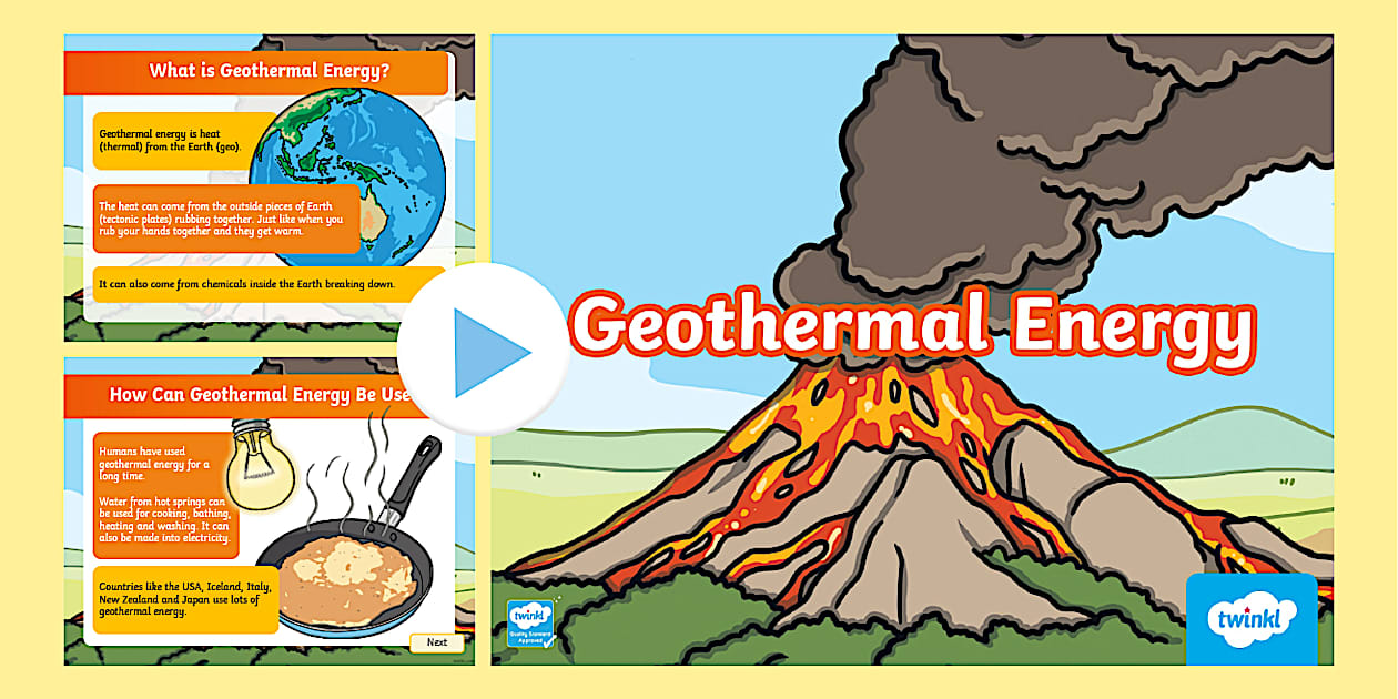 Geothermal Energy PowerPoint - F-2 Science - Twinkl