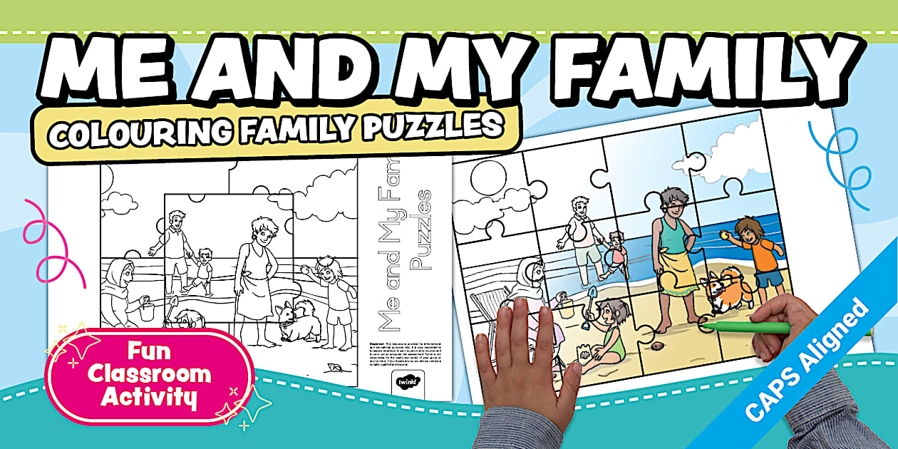 Grade 1 LS - Term 2 - Me and My Family -Puzzles: Families