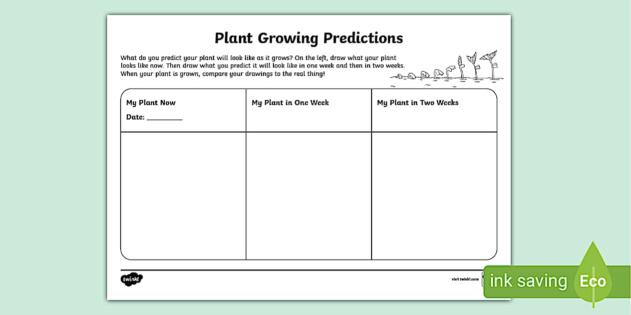 Plant Growing Predictions Activity