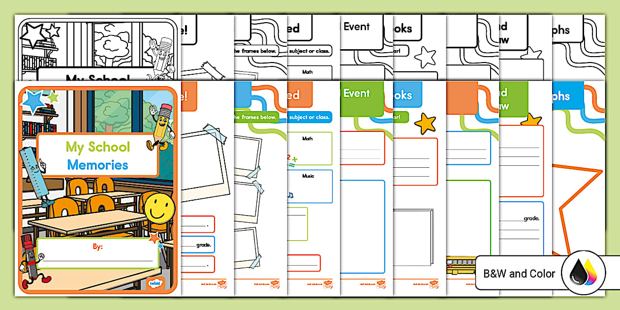Memory Book End of Year | Resource | Twinkl USA - Twinkl