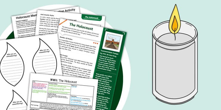 holocaust flame template