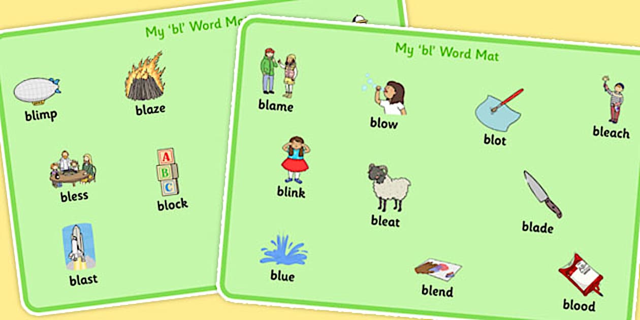 BL Word Mats (teacher made) - Twinkl