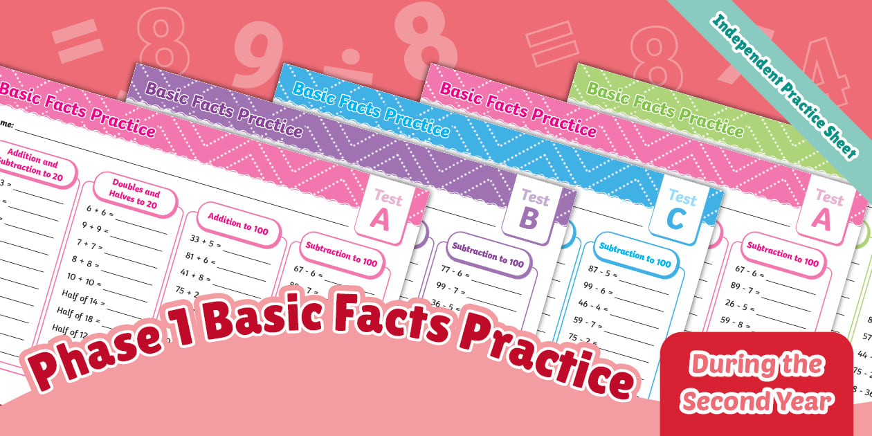Phase 1 Basic Facts Practice (During the Second Year)