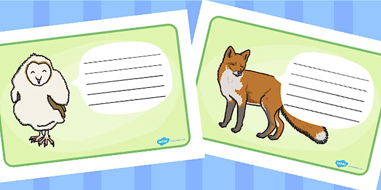 Owl Editable Worksheets