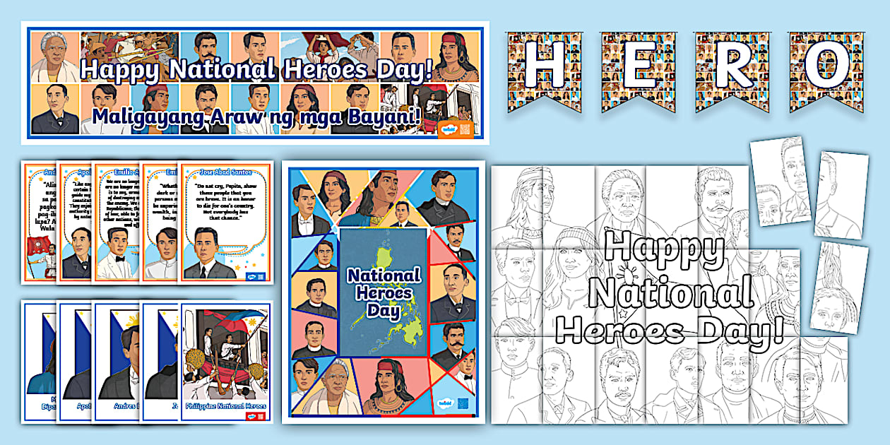 Celebrating National Heroes Day Decorations | Twinkl PH