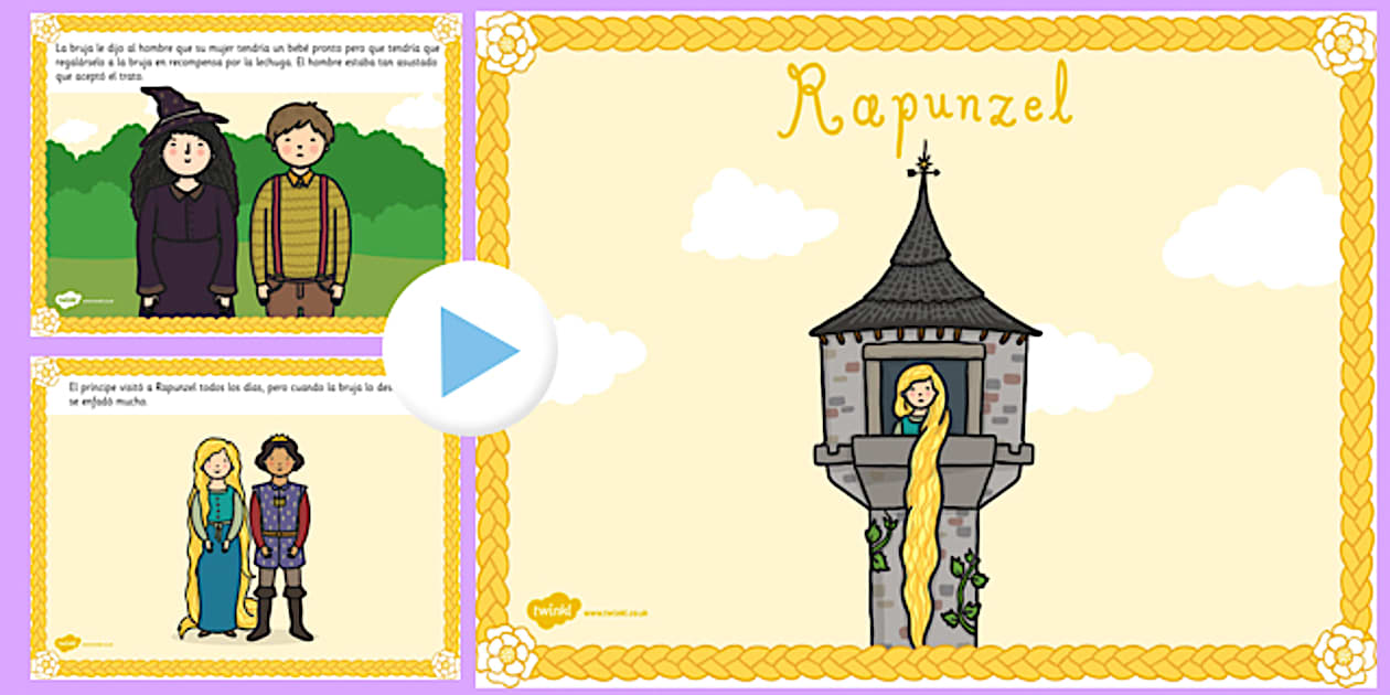 Presentación de Rapunzel (teacher made) - Twinkl