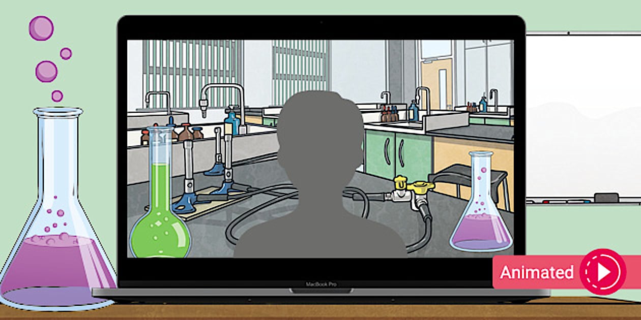 Science Lab Virtual Background | Online | Twinkl USA
