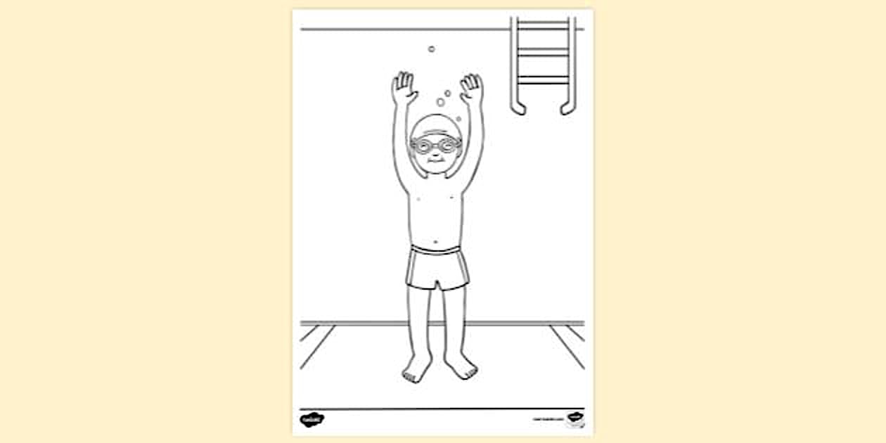 Free Style Body Position Colouring | Colouring Sheets