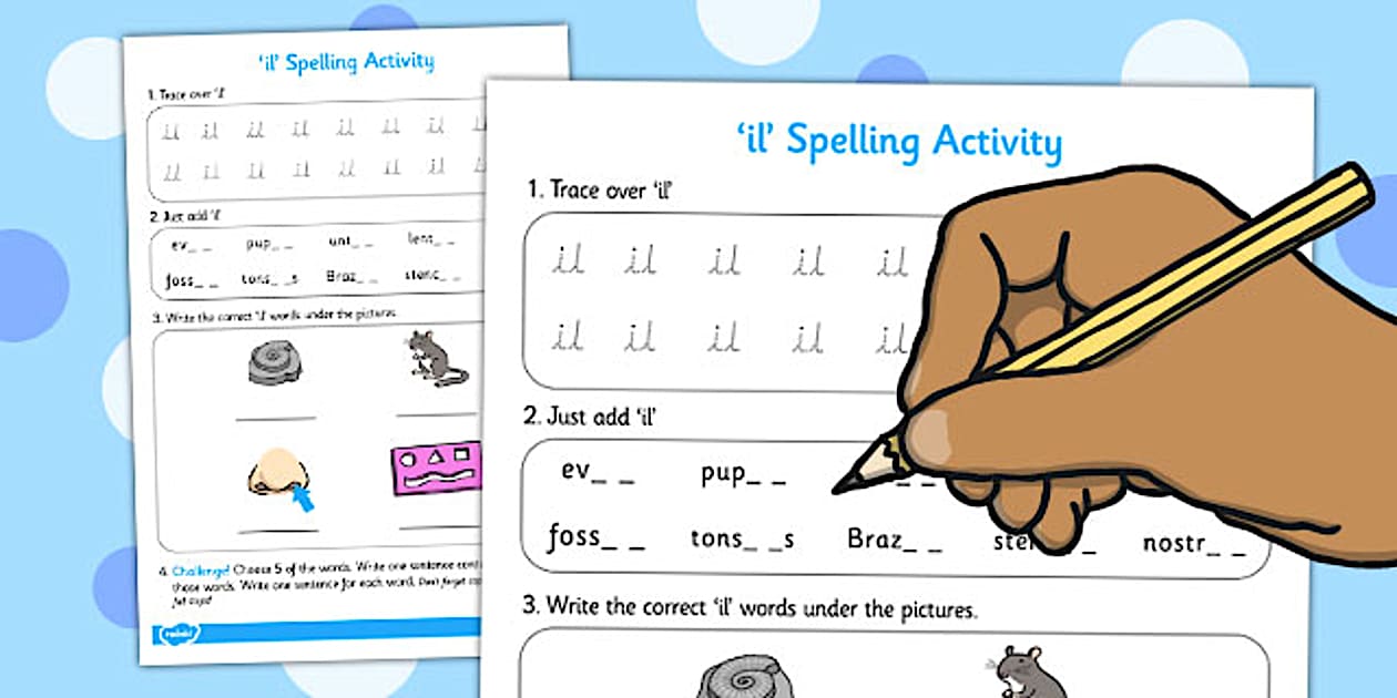 il Spelling Activity (teacher made) - Twinkl
