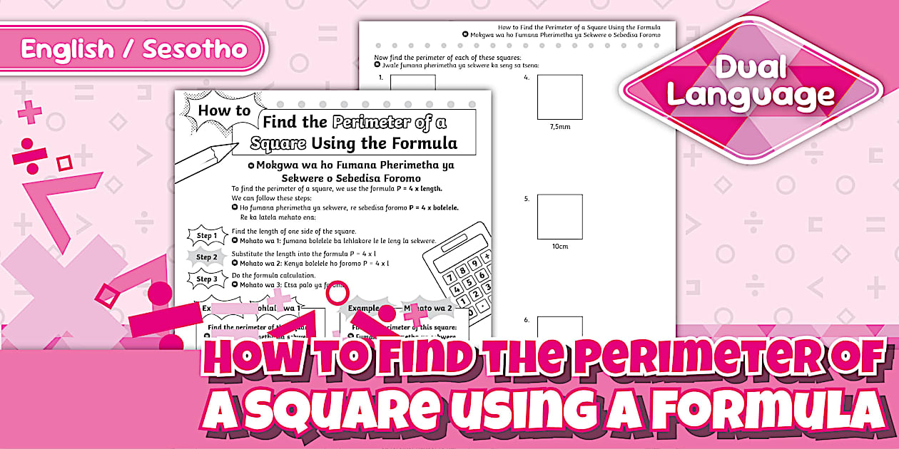 How to Find the Perimeter of a Square Using the Formula: