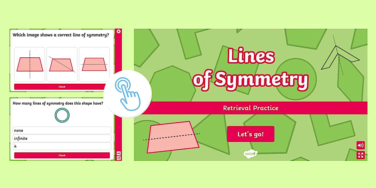 👉 Retrieval Practice: Lines of Symmetry Maths Interactive Quiz