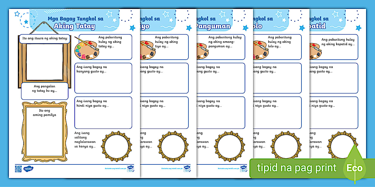 Araw ng mga Tatay Activity Sheets | Philippines | Twinkl