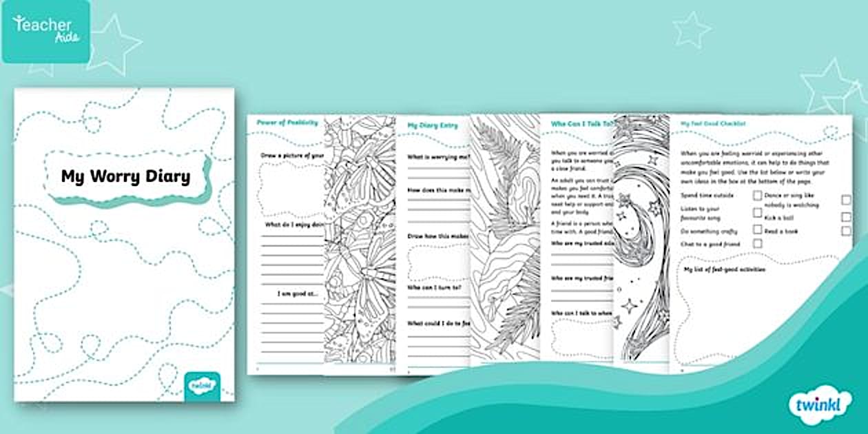 *To-Do*My Worry Diary for Older Learners -Australia - Twinkl