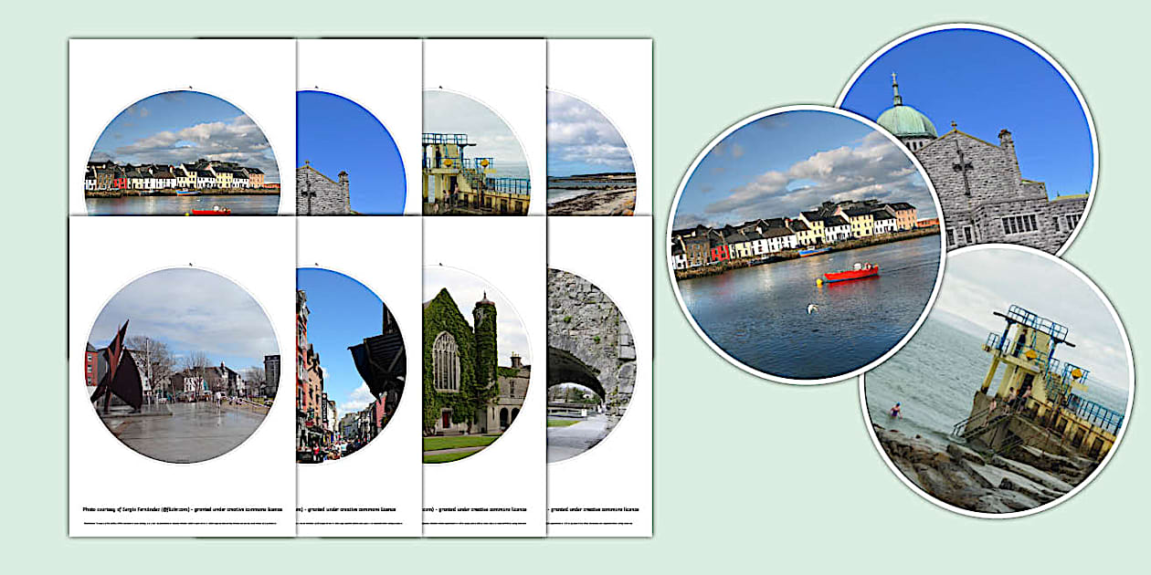 Galway Circle Display Photo Cut-Outs