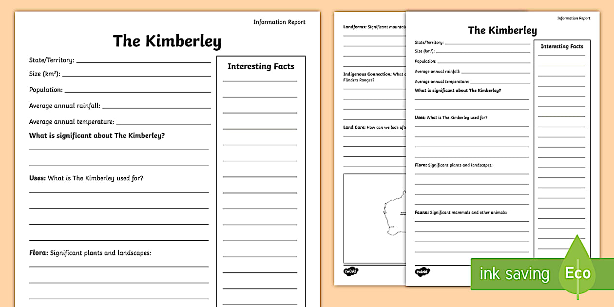 Editable Australian States and Territories – The Kimberley Research ...