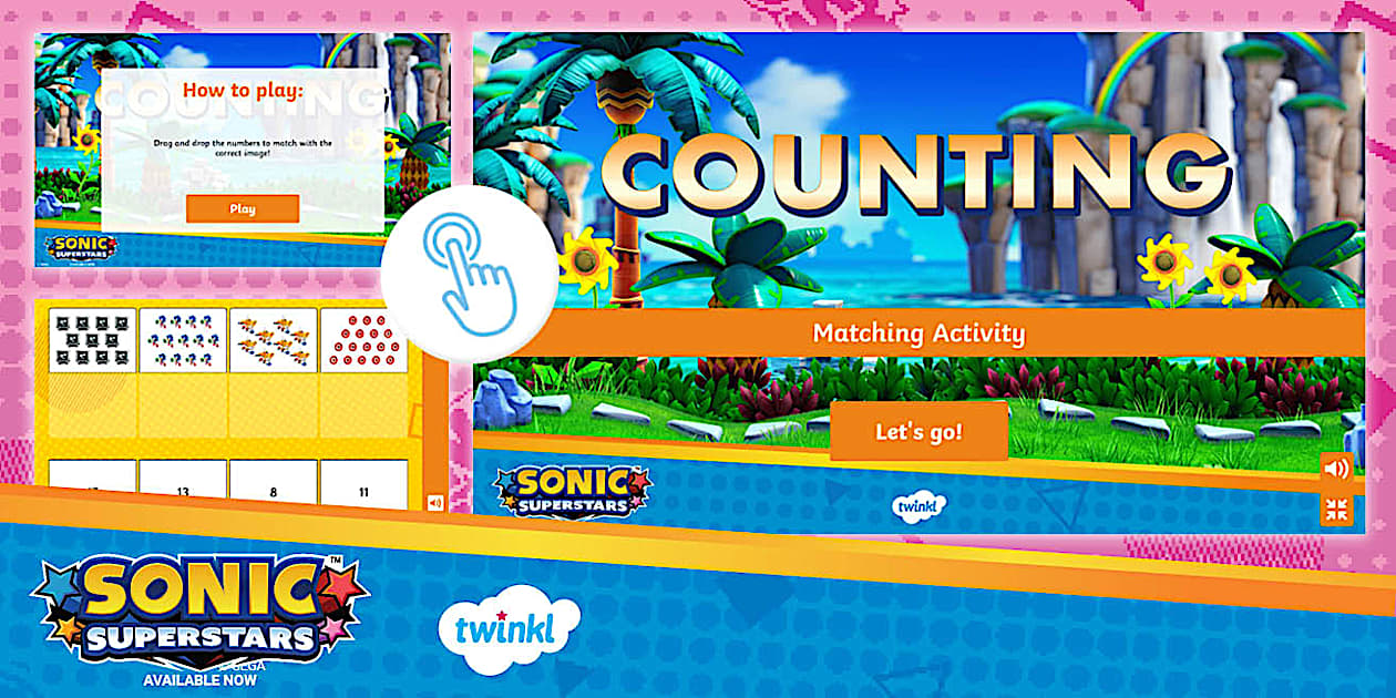 FREE! - 👉 Sonic the Hedgehog Maths Game | Sonic Superstars | SEGA