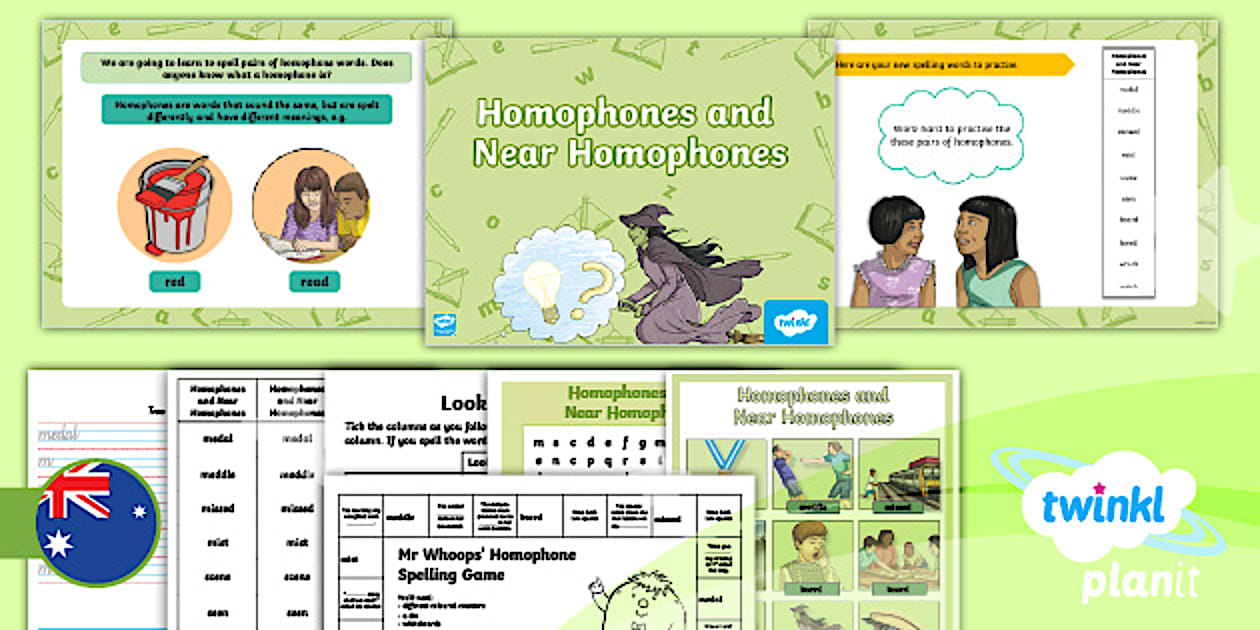 Year 4 Spelling: Homophones and Near Homophones Lesson 1