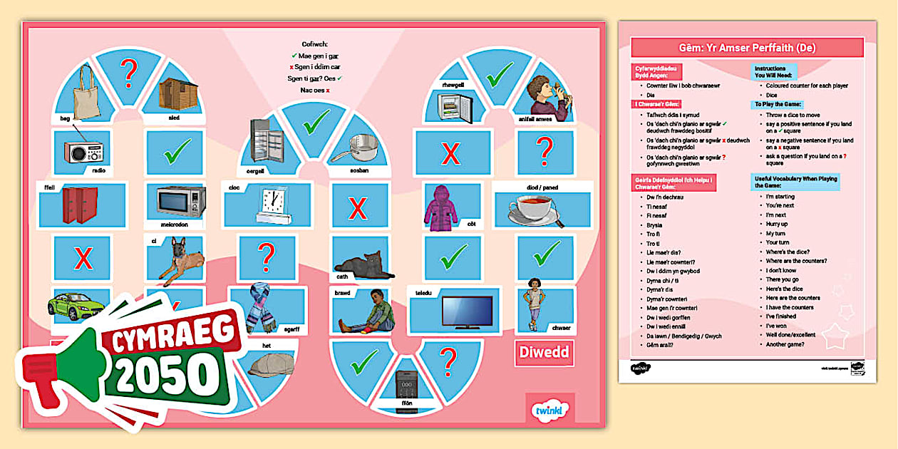 Gêm: Mae Gen i Gar (Hecho por educadores) - Twinkl