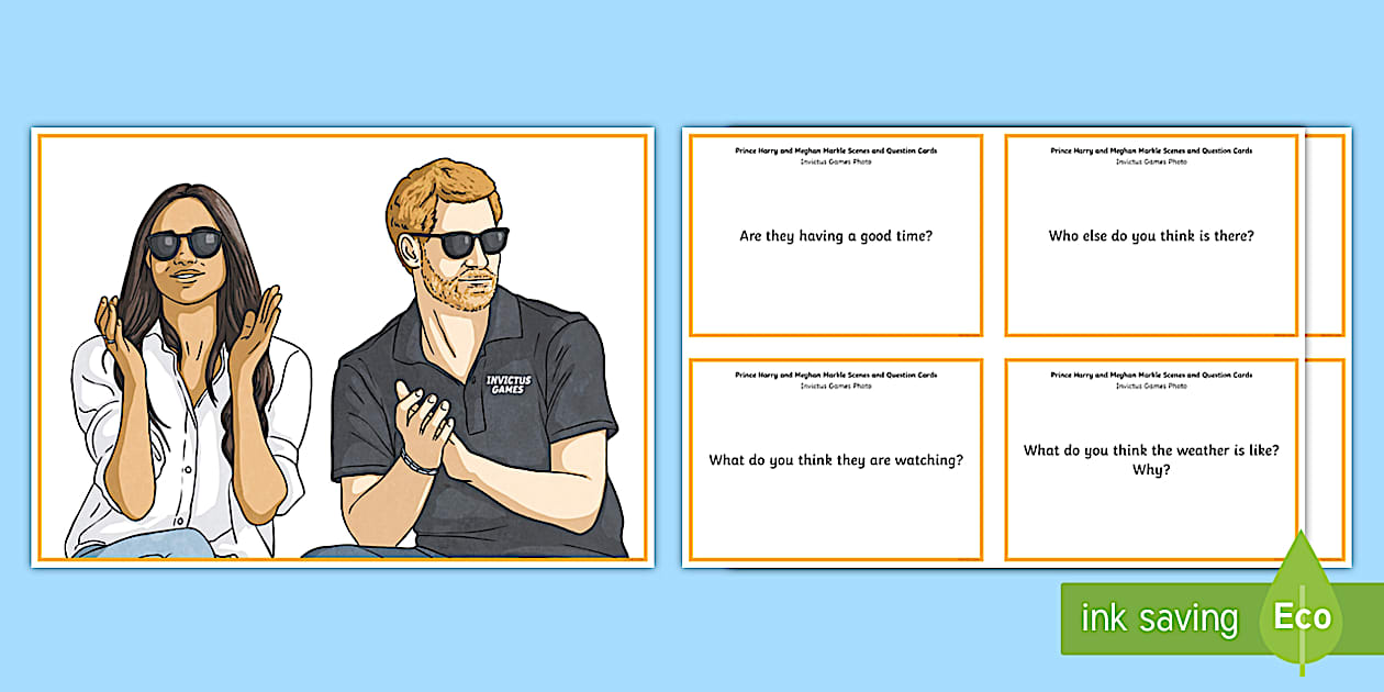 Cursive Prince Harry and Meghan Markle Invictus Games Scene and ...