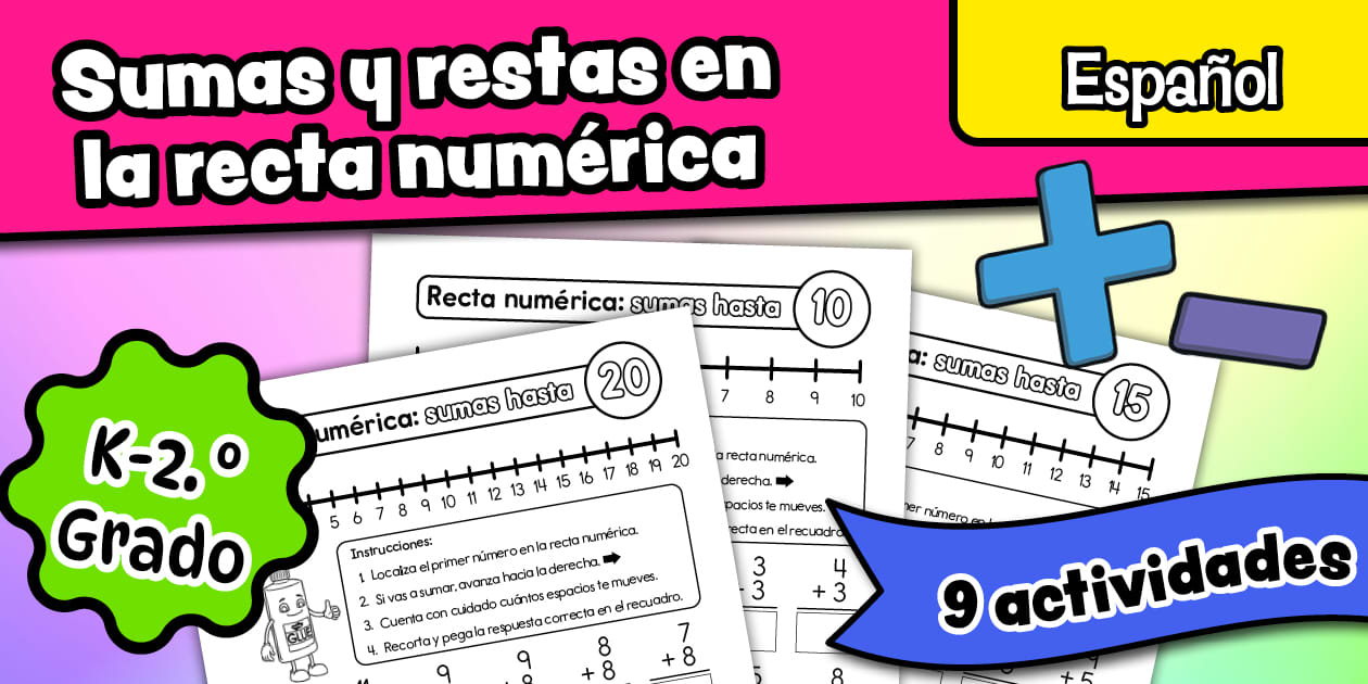 Spanish Number Line | Math in Spanish | Twinkl USA - Twinkl