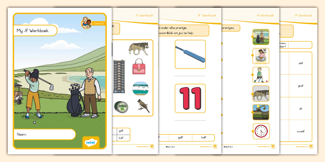 Graad 2 Klanke Werkboek -lf (teacher made) - Twinkl