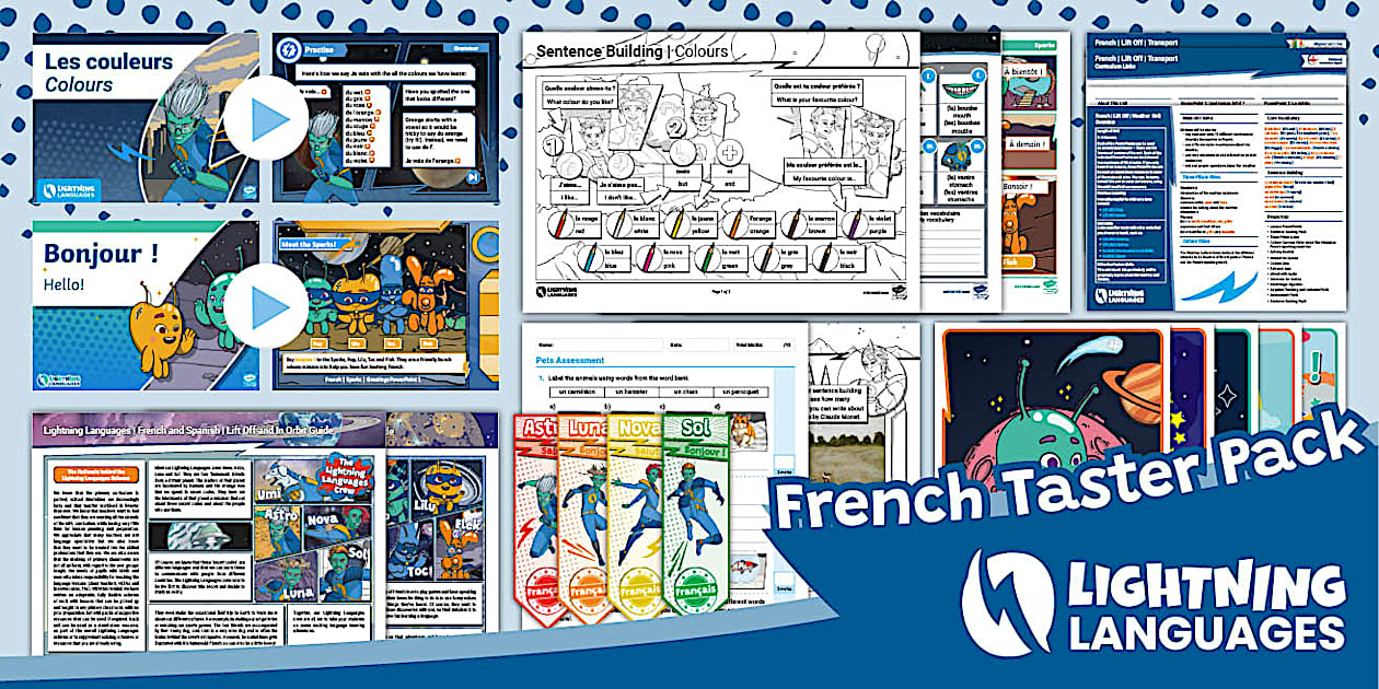 👉 Lightning Languages | French | Taster Pack - Twinkl