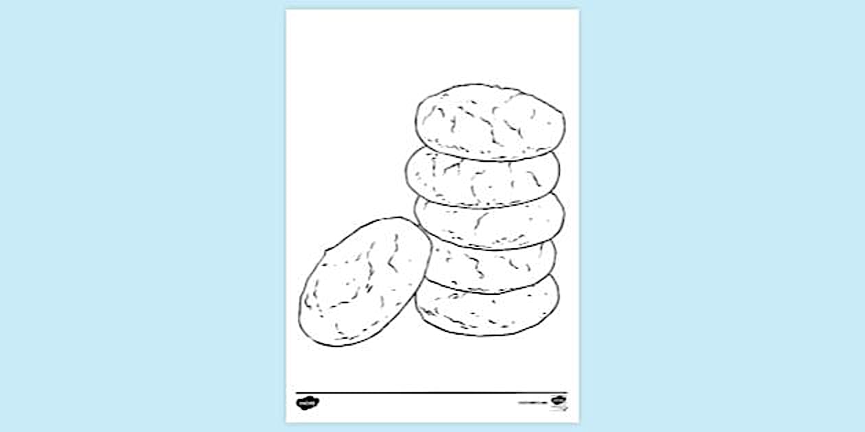 American Biscuits Colouring Sheet | Colouring Pages - Twinkl