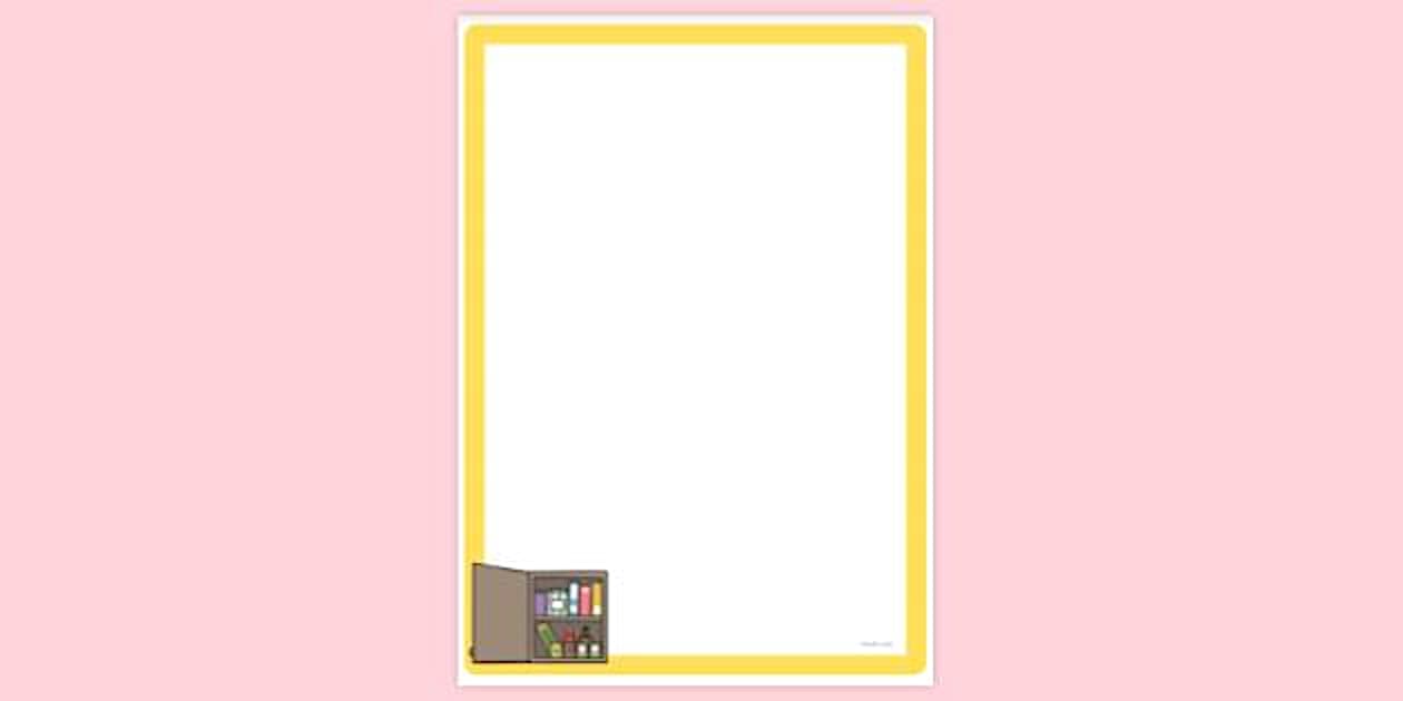 Food Bank Page Border | Page Borders | Twinkl Resources