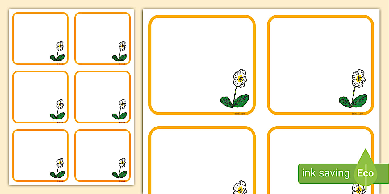 Primrose Peg Labels (teacher made) - Twinkl