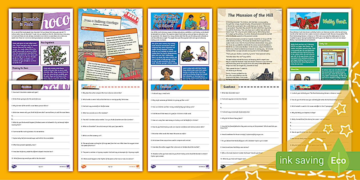 KS2 SATs Reading Comprehension Pack | Year 6 Revision
