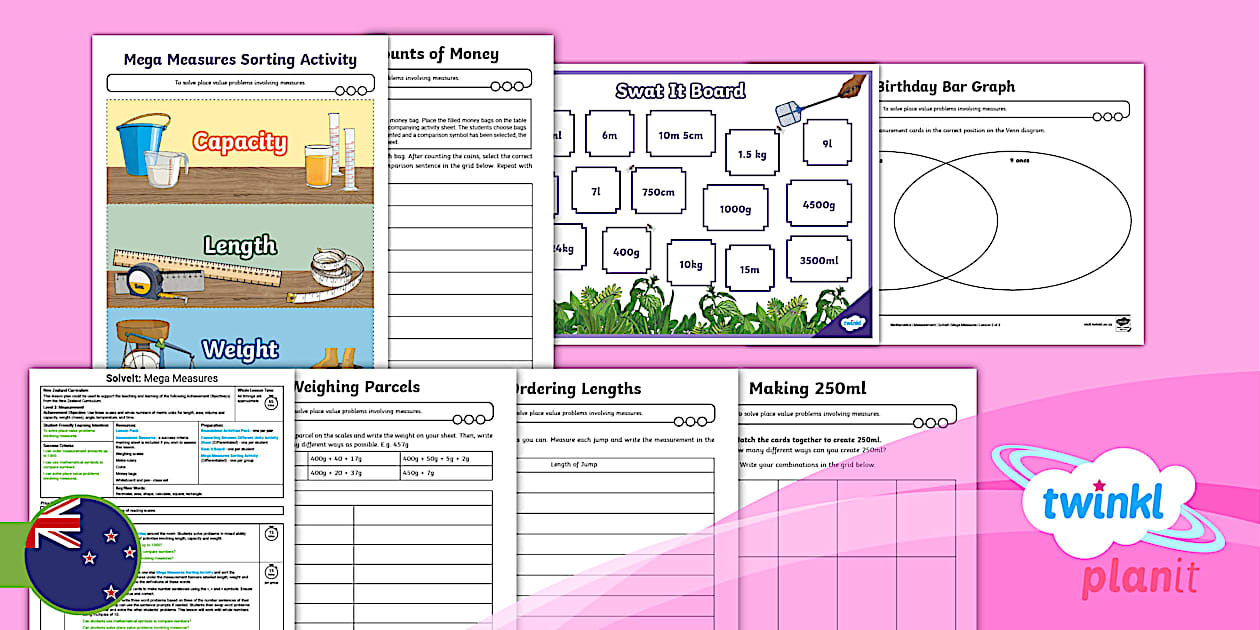 Level 3 Measurement: Solve It Lesson 2 (teacher made)