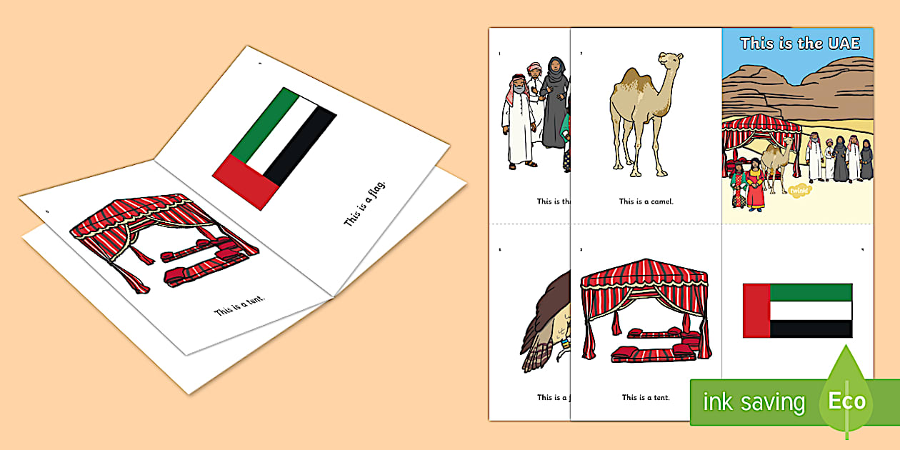 Symbols of the UAE Emergent Reader (teacher made) - Twinkl