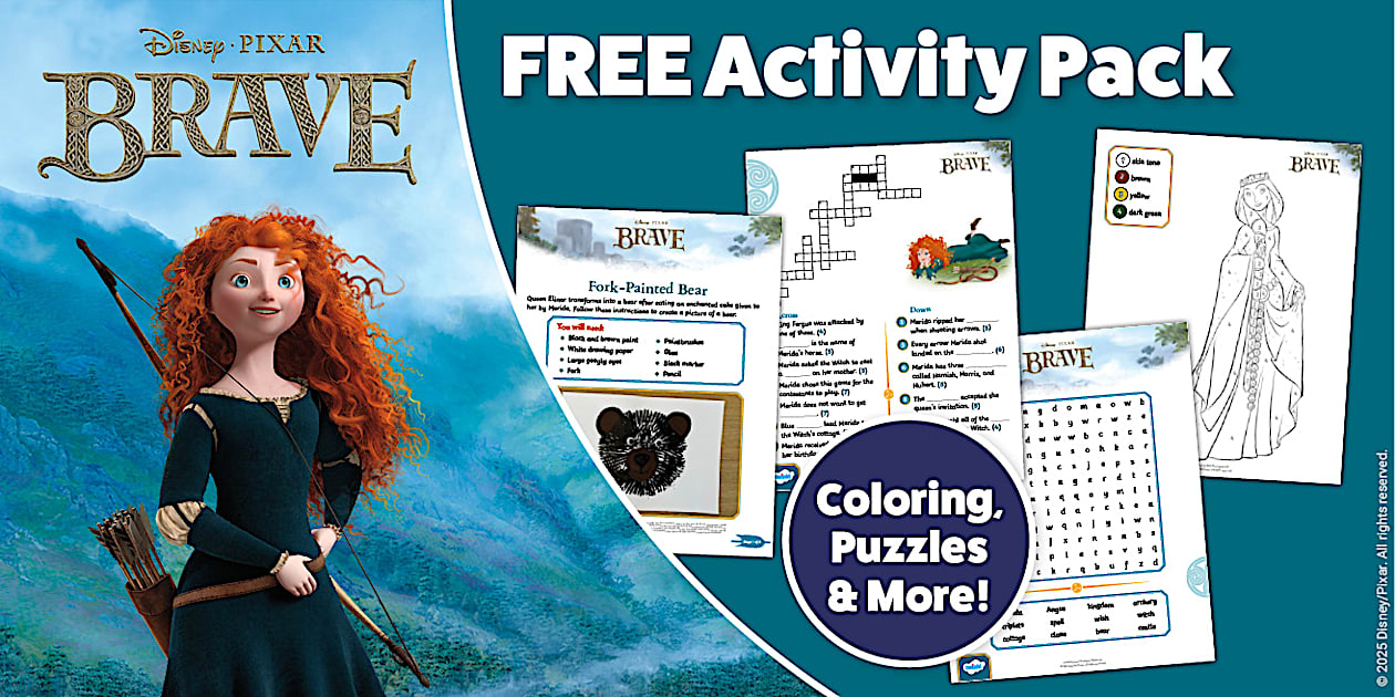 Brave: FREE Activity Pack for Kids