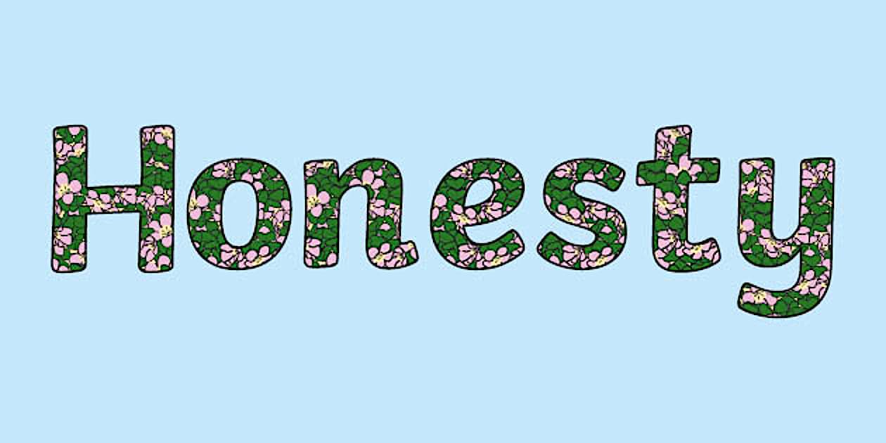 Honesty Display Lettering (teacher made) - Twinkl
