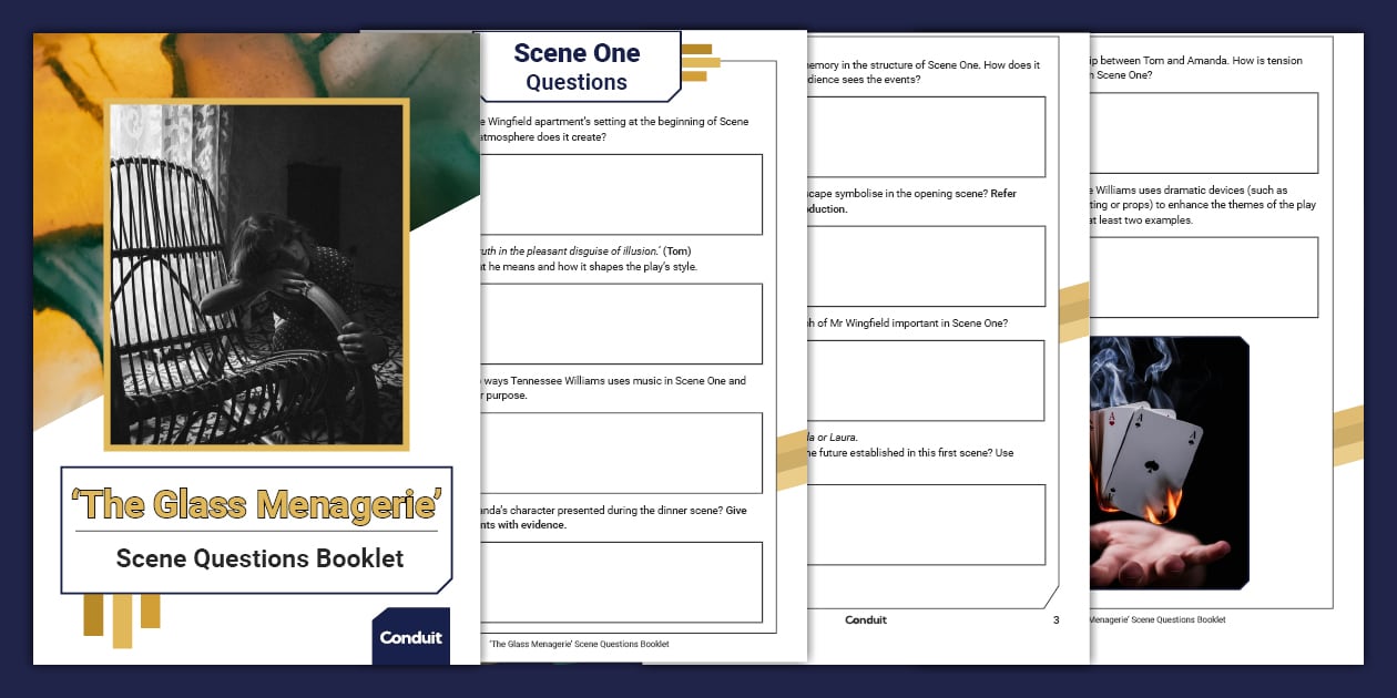 'The Glass Menagerie': Scene Questions Booklet