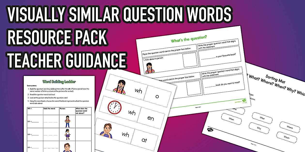 Visually Similar Words Resource Pack