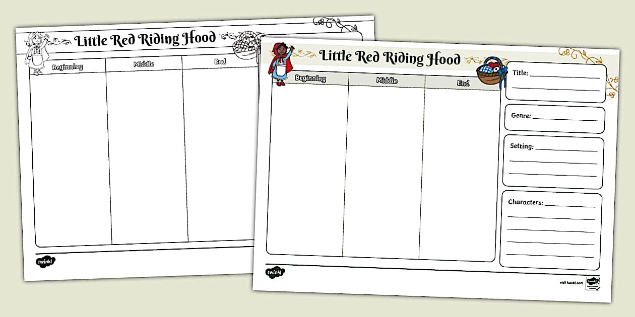 Little Red Riding Hood KS1 Story Plan (teacher made)