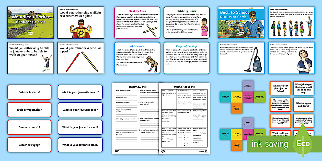 Getting to Know You: Name Game Icebreaker Activity Pack