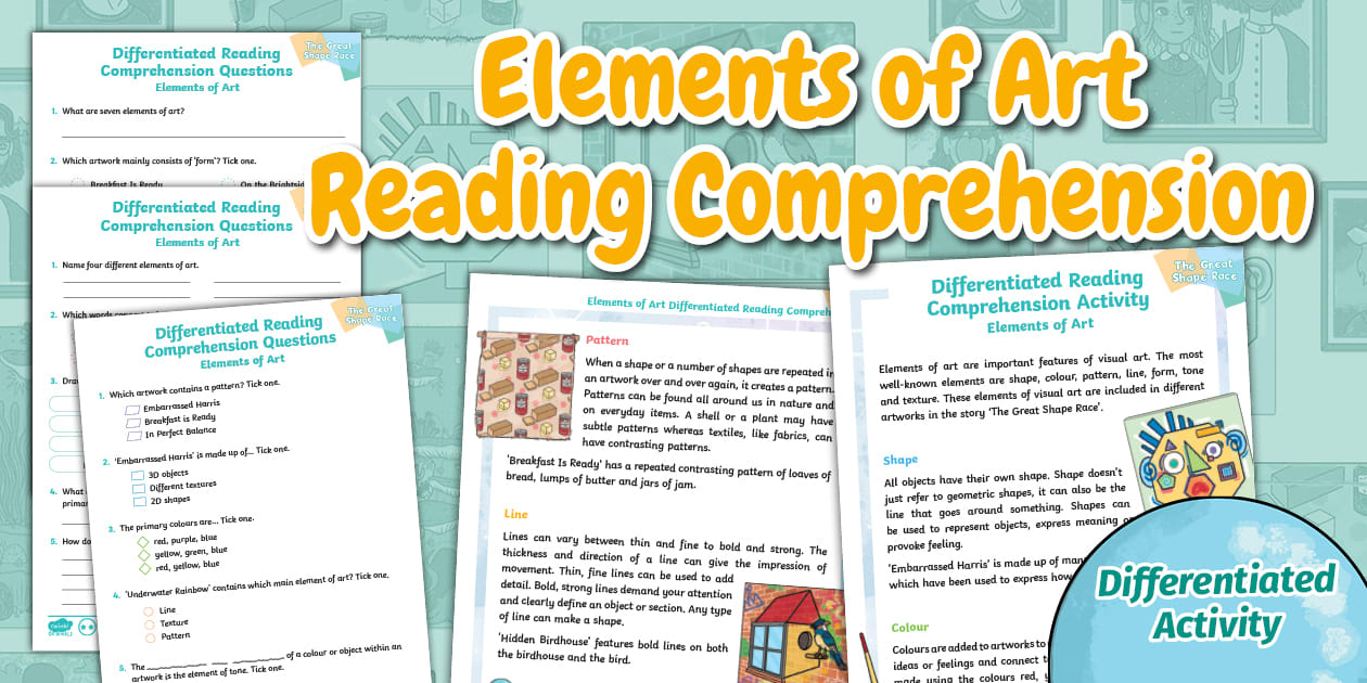 Elements of Art Differentiated Reading Comprehension