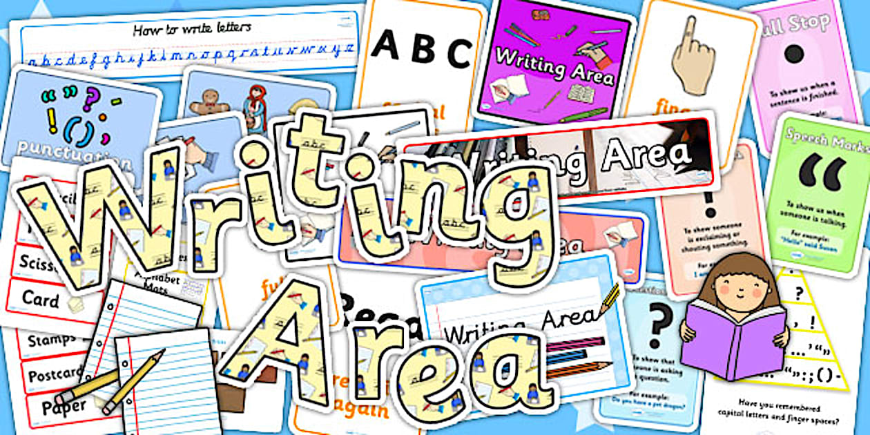 Writing Area Display Resource Pack (teacher made) - Twinkl