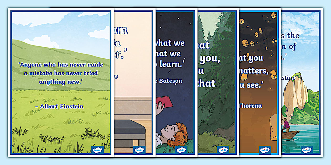 Wise Quotes Display Posters (teacher made) - Twinkl