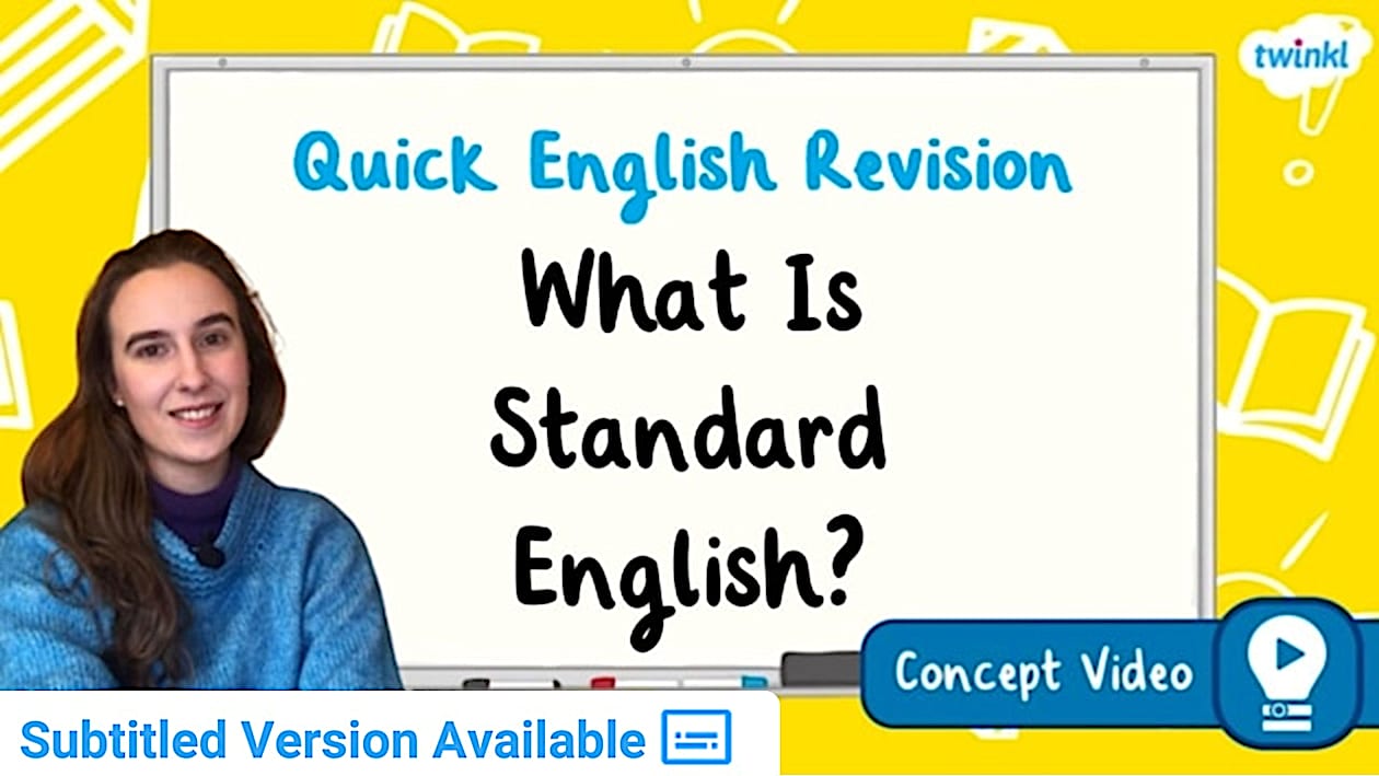 What Is Standard English? | KS2 English Concept Video
